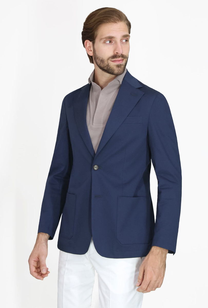 Saco Azul de Algodón | Harris & Frank – H&F